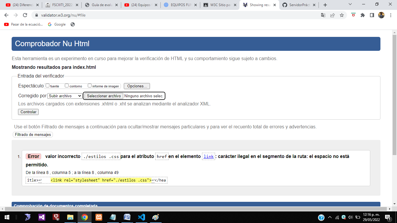 Practica validaciones